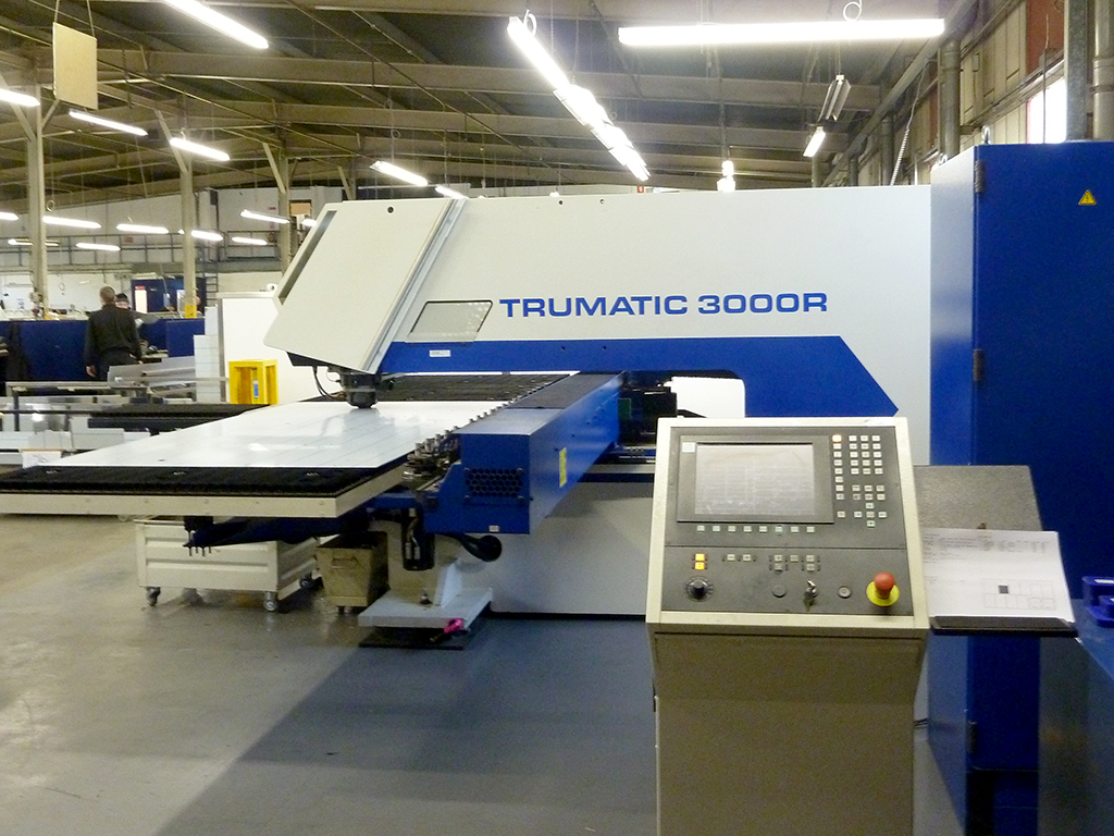 New Trumpf 3000 punch and a Fladder de-burring machine aquired ...